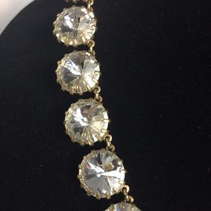 J. Crew | Jewelry | J Crew Crystal Necklace Lobster Clasp Signed Mark ...